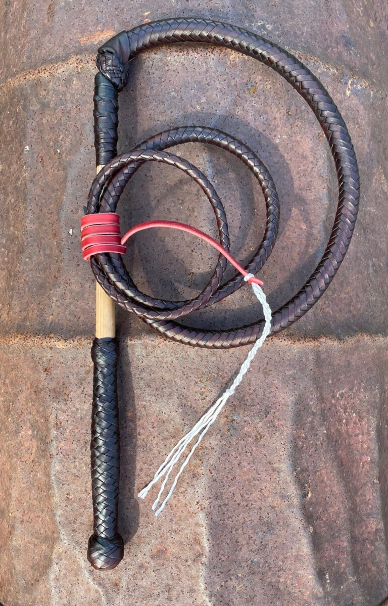 Adult size Kangaroo Hide Stock Whip. | Mick's Whips